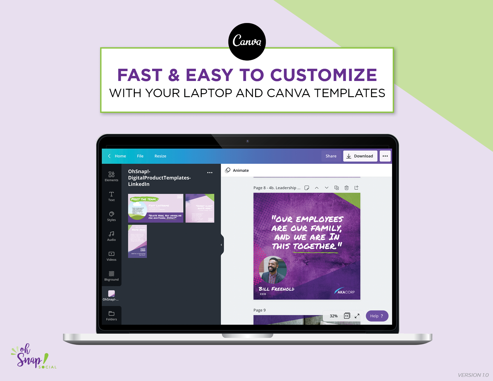 Easy-to-Use LinkedIn Templates